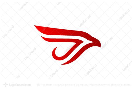 Eagle Letter J Logo