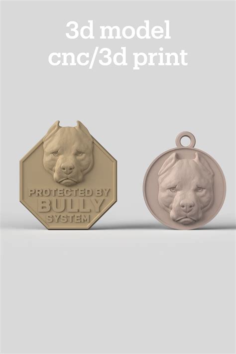 3d Model Stl Cnc Router File 3dprintable Pitbull Artofit