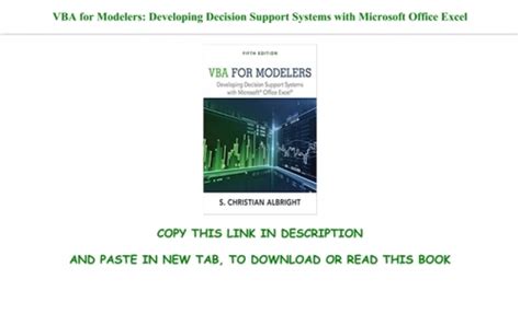 Vbaformodelersdevelopingdecisionsupportsystemswithmicrosoftofficeexcel
