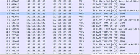 Screenshot Of IEC Network Communication Message Download Scientific Diagram