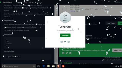 Hackerrank Cppprogramming Learningandgrowing Faraz Siddiqui