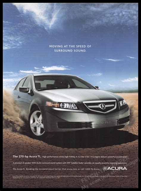 Vintage 2005 Acura Tl Print Ad High Performance And Luxury — Fetch The