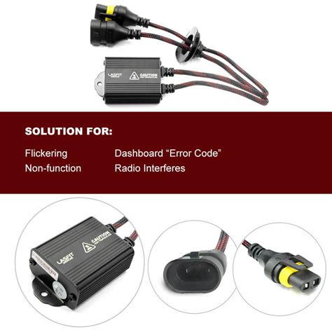 Led Headlight Canbus Decoder Error Free Warning Canceller Anti Flicker