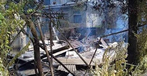 ကန့်ဘလူမြို့နယ်၌ စစ်တပ်က ရွာမီးရှို့သဖြင့် လူနေအိမ် ၁၃၀ ကျော် ပျက်စီး၊ ပြည်သူ ၁ ဦး သေဆုံး