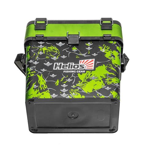 Ящик рыболовный зимний Helios Shark (двухсекционный) салатовый - купить ...
