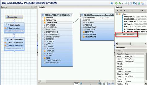 Input Paramters Configuration For Analytic View An Sap Community