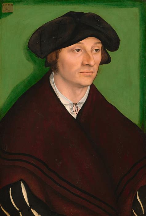 Portrait Of A Man By Lucas Cranach The Elder Fine Art Print