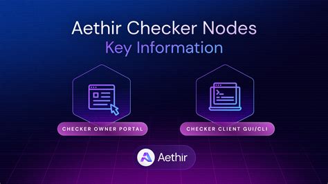 aethir checker nodes key information