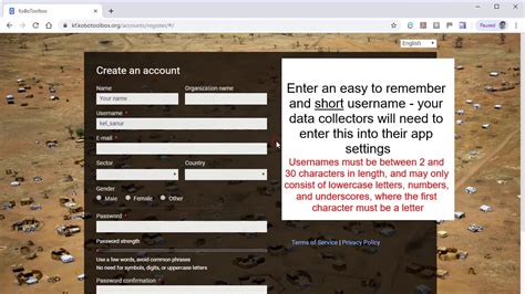 Mapping Census Part Creating KoboToolbox Account YouTube