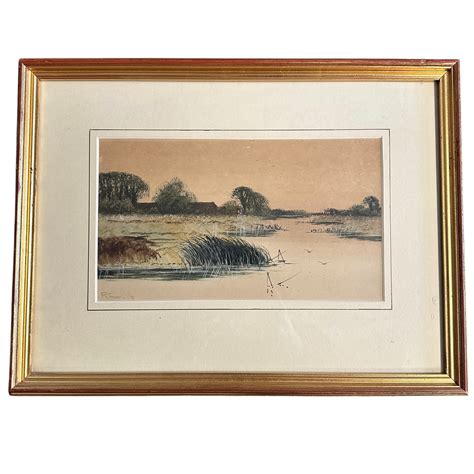Francis Gordon Fraser A Reed Fringed River 1994 Mutualart
