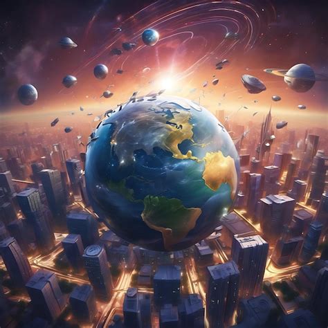 Global Computer Network Premium Ai Generated Image