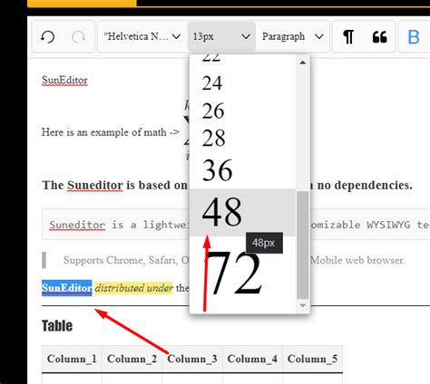 Font Color Resets Font Size And Otherwise Too · Issue 1230 · Jihong88suneditor · Github