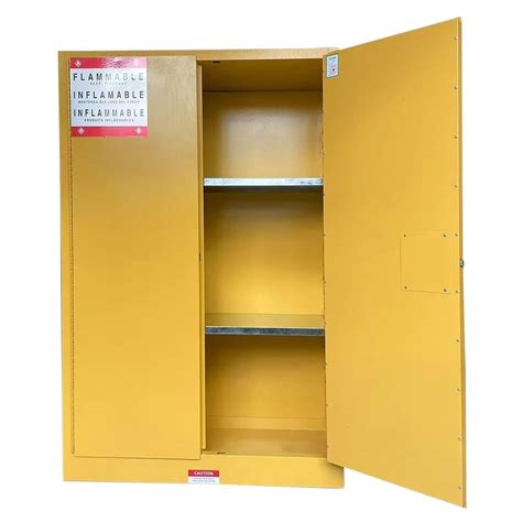43 X 18 X 65 Steel Flammable Liquid Cabinet Industry Safety Storage