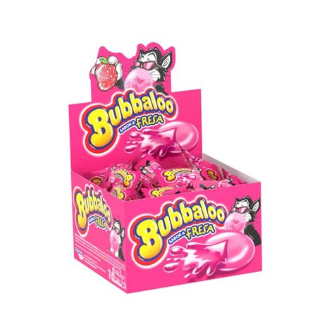 Comprar Chicles Bubbaloo Rellenos Sabor A Fresa 60u