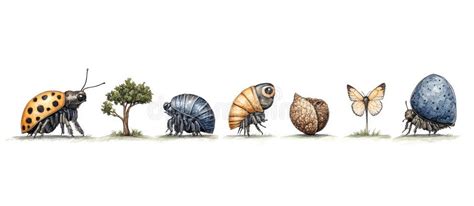 Metamorphosis The Evolution Of An Object Through Time Stock