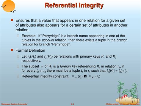 Ppt Database Integrity Enforcement And Referential Constraints