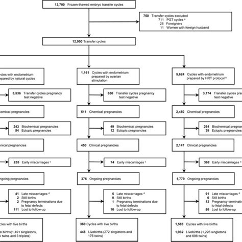 Study Flow Chart A Pgt Preimplantation Genetic Testing B Hrt