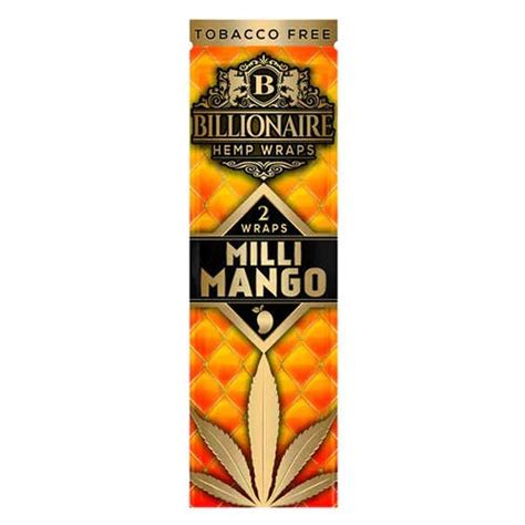 Milli Mango 2pk Billionaire Hemp Wraps
