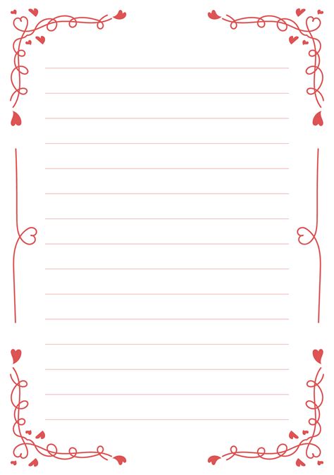 Letter Paper Cute 12 Free Pdf Printables Printablee
