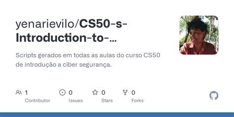 GitHub - yenarievilo/CS50-s-Introduction-to-Cybersecurity: Scripts ...