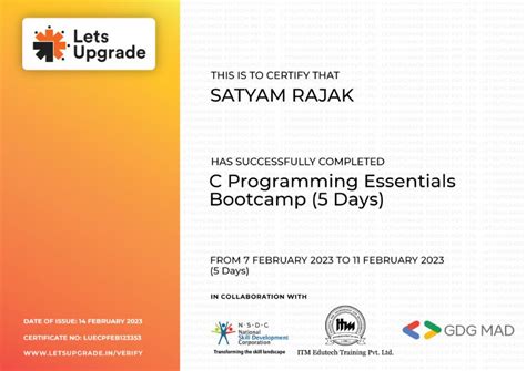 Hey Everyone I Am Excited To Share That I Have Completed The C