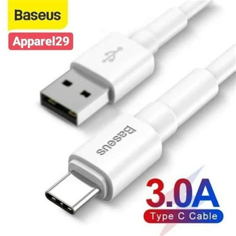 Jual Baseus Type C Data Cable Kabel Data Usb Type C Meter Terlaris Di Seller Cendera Market