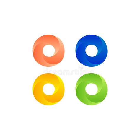 set abstract infinite loop template icon vector illustration eps 10