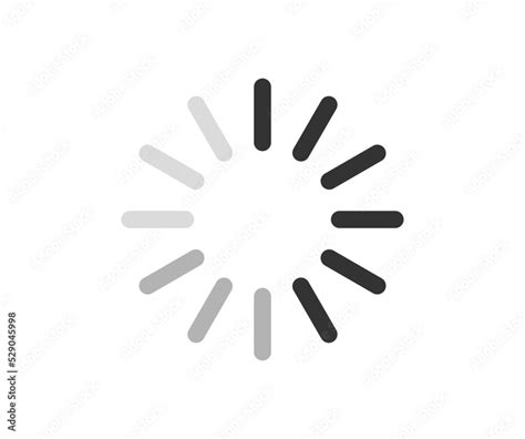 Loading Buffer Loader Or Preloader Download Or Upload Logo Design