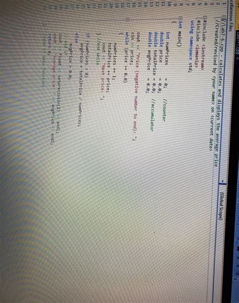 Solved LAB Debug Solution File First Run The Program Chegg Com