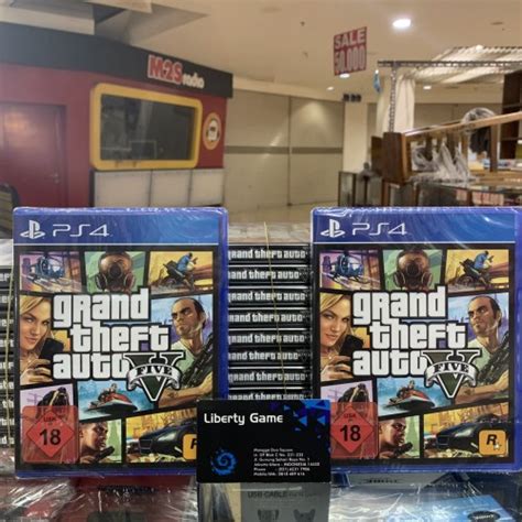 Jual PS4 GTA V / GTA 5 / GTA5 / Grand Theft Auto V (Reg 2/Eur/English ...