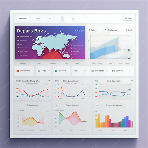 Premium Ai Image Web Dashboard Analytics Data Analytics Dashboard