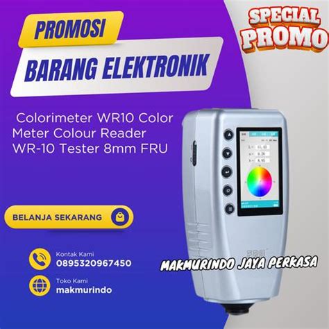 Jual Colorimeter Wr10 Color Meter Colour Reader Wr 10 Tester 8mm Fru Jakarta Barat
