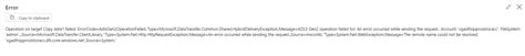 Adf Pipeline Fialure Microsoft Qanda