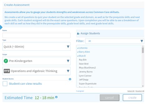 How Do I Create An Assessment Teachme