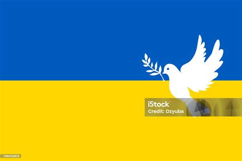 평화의 비둘기의 상징과 우크라이나의 국기 평화의 상징에 대한 스톡 벡터 아트 및 기타 이미지 평화의 상징 우크라이나 브이 Istock