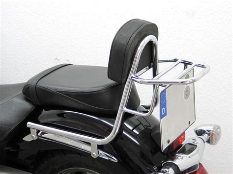 Sissy Bar Made Of Tube With Pad And Carrier Fehling