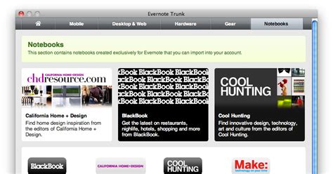 Evernote Expands With Trunk App Showcase WIRED
