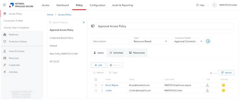 Policy Interface Netwrix Product Documentation