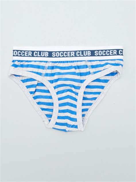 Lot De 3 Slips Avec Imprimé Grisrougebleu Kiabi 500€