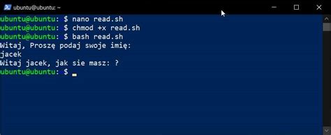 Bash W Systemie Linux Giszpl