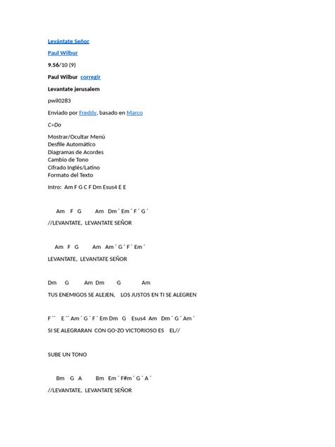 Levántate Señor Pdf