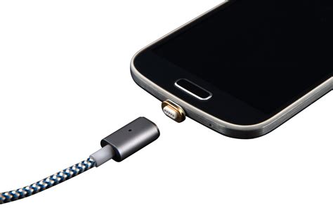 Câble Micro Usb Charge Et Transfert Avec Embout Magnétique Bluestork Câbles De Chargement