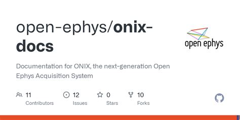 github open ephys onix docs documentation for onix the next