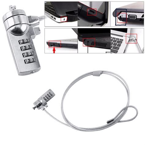Laptop Combination Security Lock Cable Chain Theft Vicedeal