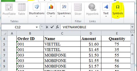 Tutorial Microsoft Excel Office How To Insert Symbols And Special Characters In Excel 2010