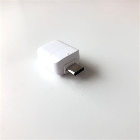 Оригинален OTG адаптер, конектор на Samsung от USB към USB Type-C ...