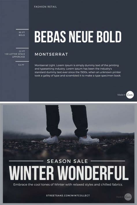 Canva Design Ultimate Guide To Font Pairing Bebas Neue Bold