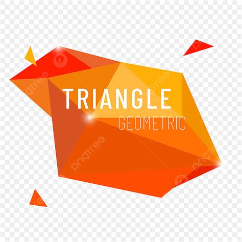black low poly vector png images orange gradient low poly geometric