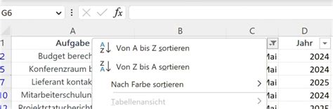 Wie Du In Excel Zeilen Nach Datum Sortieren Kannst