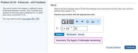 Solved Problem 24 35 Enhanced With Feedback Part A The